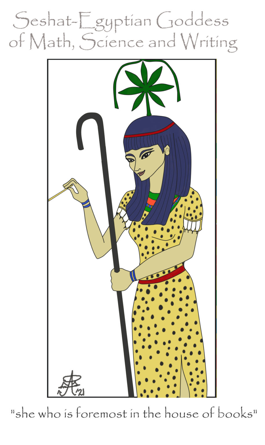 Deity Deep Dives Ep 1: Seshat, Egyptian Goddess of Math and Science ...